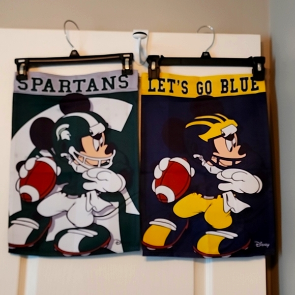 Disney | Other | Michigan Michigan State Football Mickey Disney Flags ...